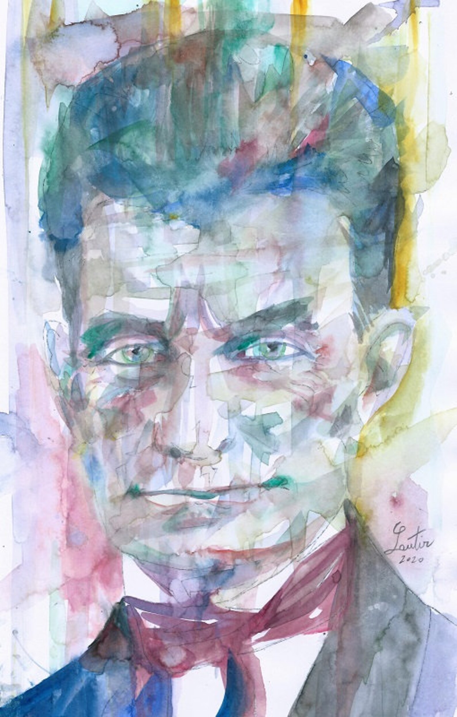 JOHN BROWN Watercolor Portrait - POSTER - Various Sizes! Art Print - Etsy