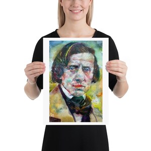 FREDERIC CHOPIN Watercolor Portrait - POSTER - Various Sizes Available! Art Print Painting ...