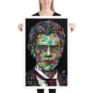 GUSTAV MAHLER Ink and Watercolor Portrait - POSTER -various Sizes ...