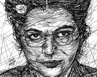 Rosa Parks Portrait / Civil Rights Icon - Etsy