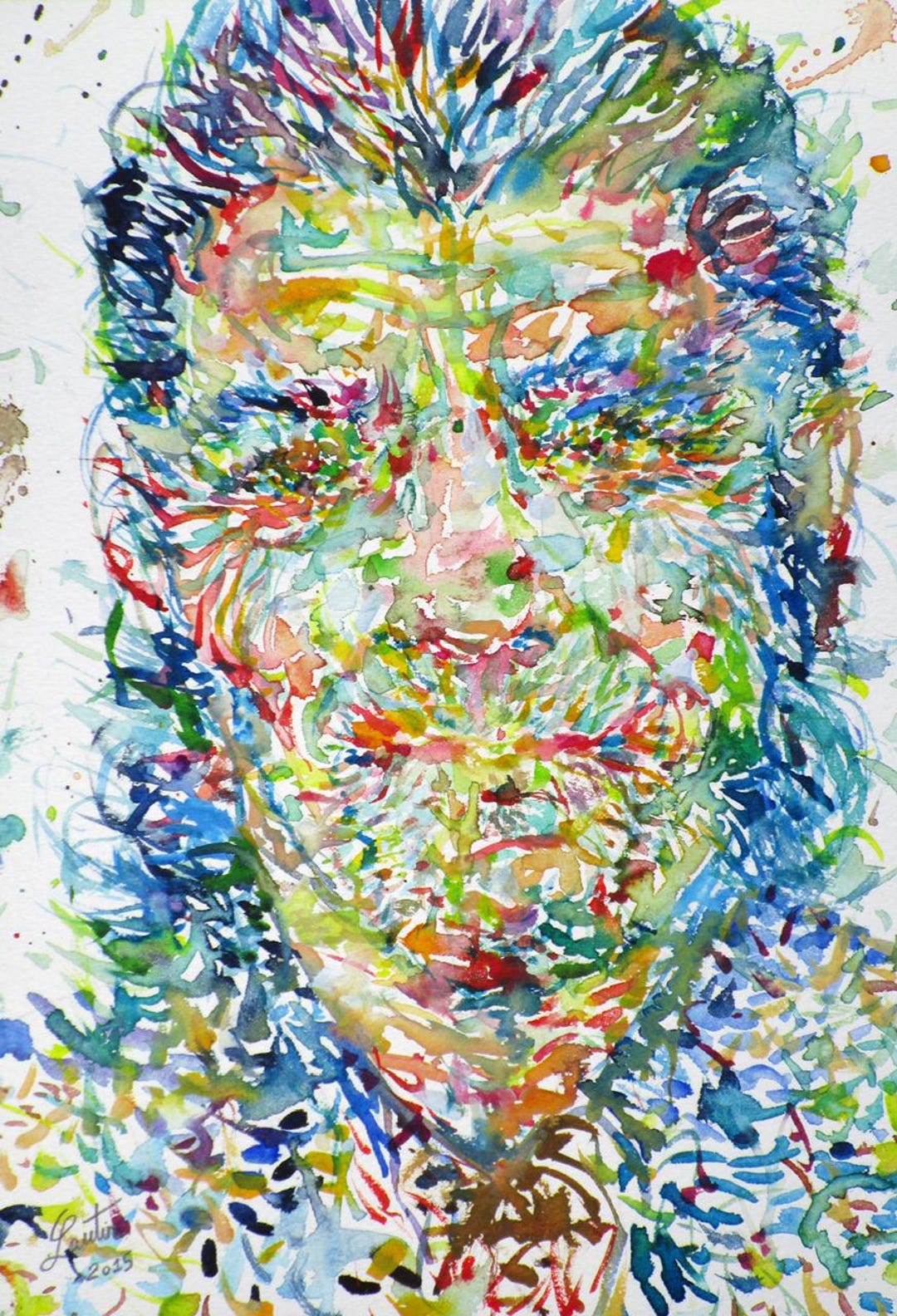 CHET BAKER Watercolor Portrait - POSTER - Various Sizes Available! Art ...