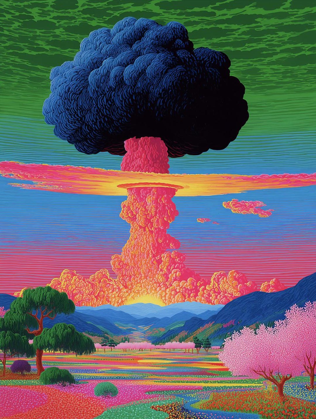 Nuclear Explosion .10 , Posters, Poster Print, Wall Art Decor, Prints ...