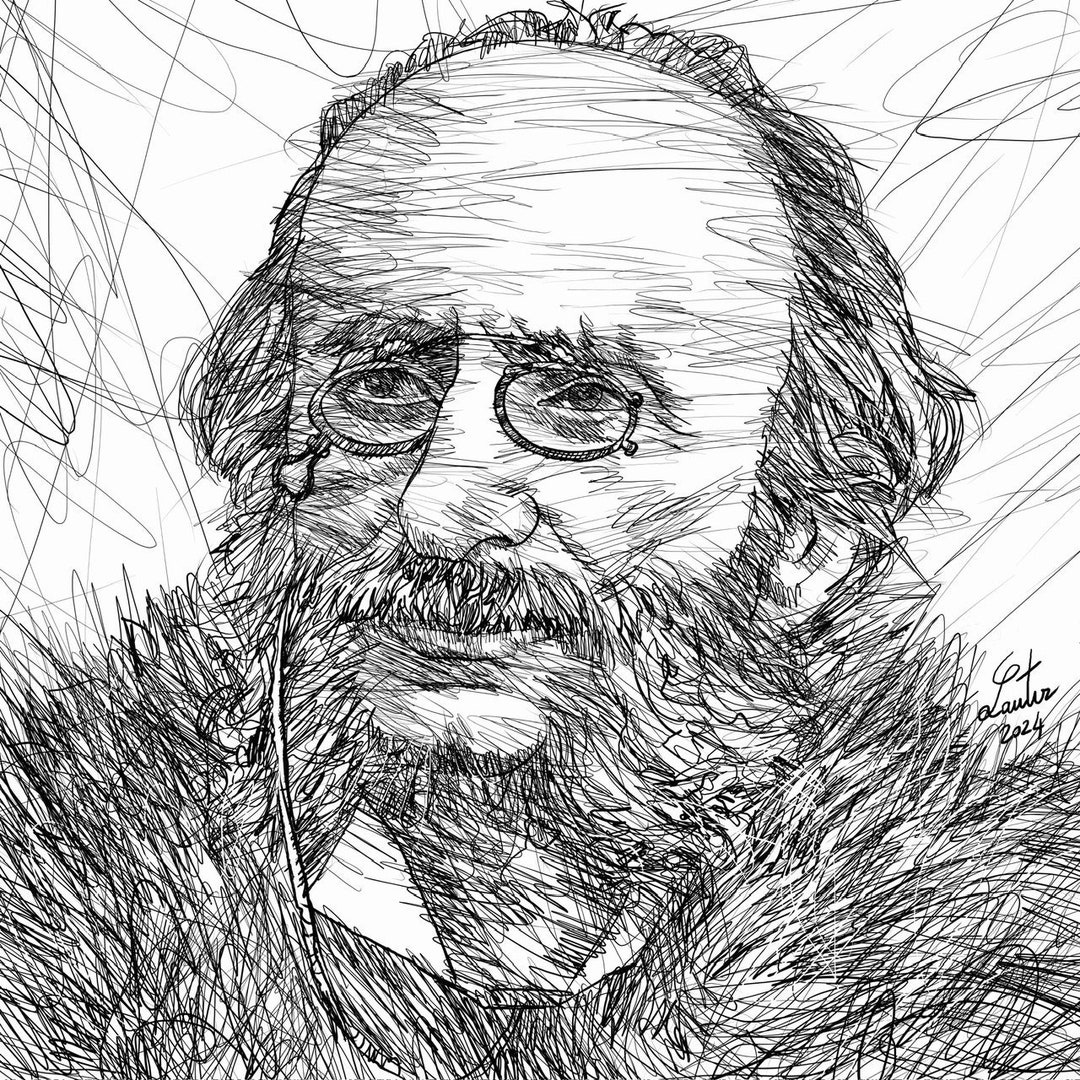 JACQUES OFFENBACH Ink Portrait - POSTER - Various Sizes Available! Art ...