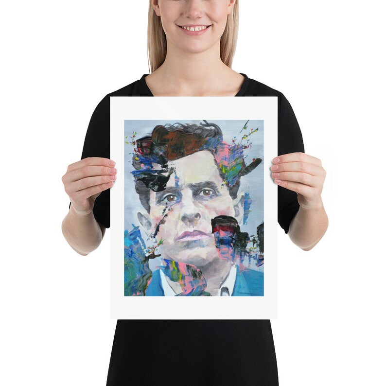 LUDWIG WITTGENSTEIN Oil Portrait POSTER Various Sizes - Etsy