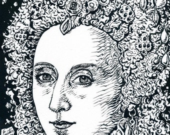 Nicholas Hilliard Hardwick Hall Portrait of Queen Elizabeth - Etsy