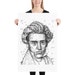 SOREN KIERKEGAARD Ink Portrait Poster Various Sizes - Etsy