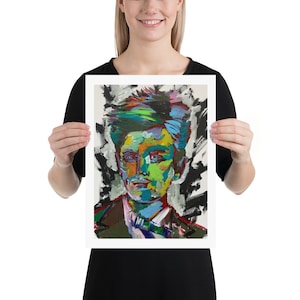 ARTHUR RIMBAUD Acrylic Portrait - POSTER - Various Sizes! Art Print ...