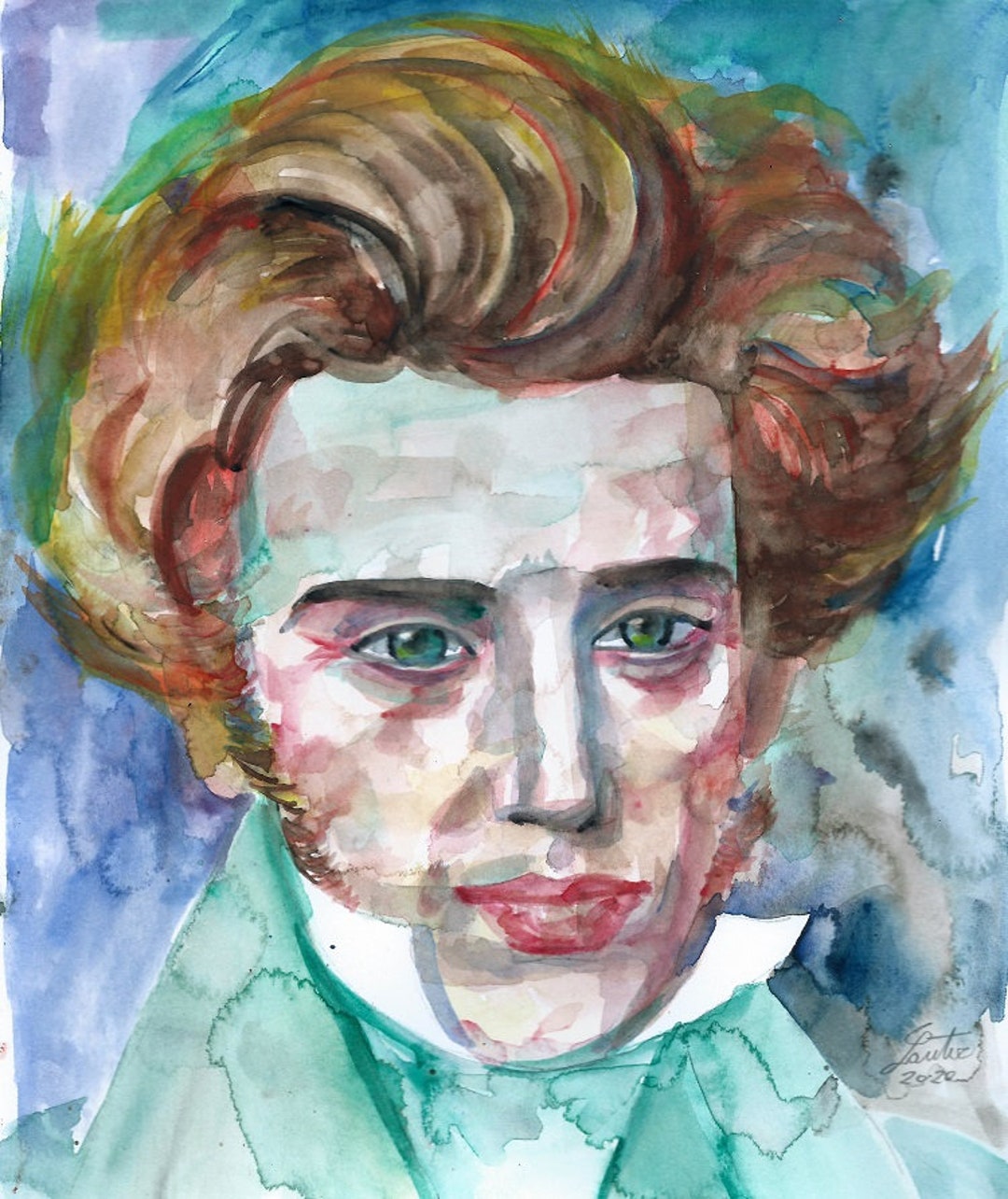 Soren Kierkegaard Portrait