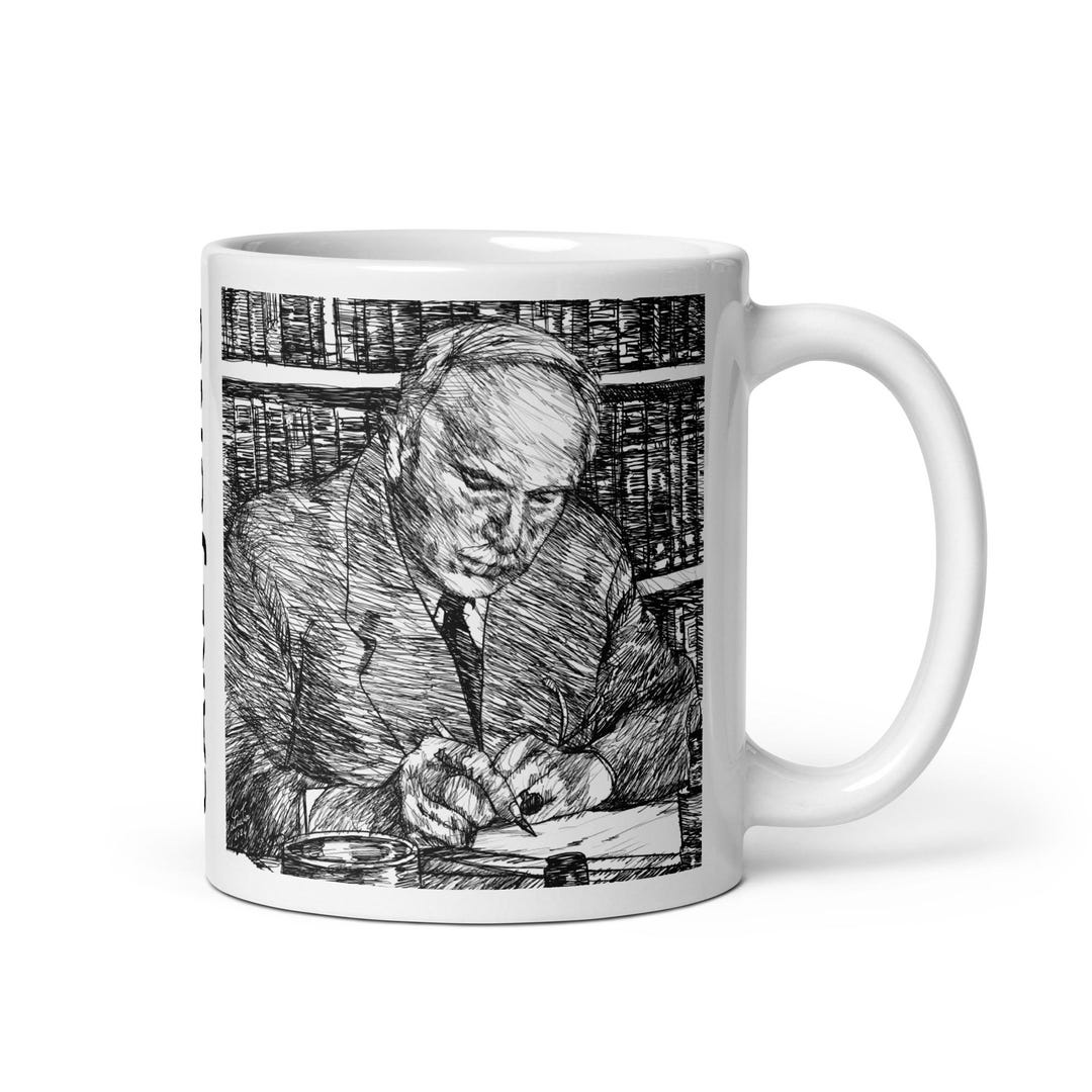 MUG - CARL JUNG Ink Portrait - Various Sizes! Mugs Cup of Coffee ...