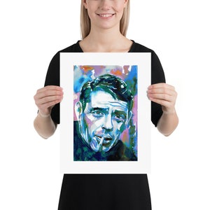 JACQUES BREL Watercolor Portrait - POSTER - Various Sizes! Art Print - Etsy