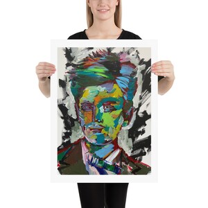 ARTHUR RIMBAUD Acrylic Portrait - POSTER - Various Sizes! Art Print ...