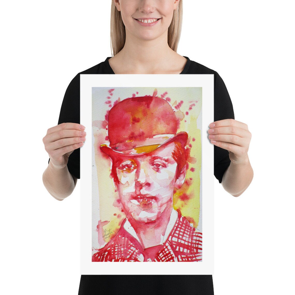 OSCAR WILDE Watercolor Portrait POSTER Various Sizes - Etsy