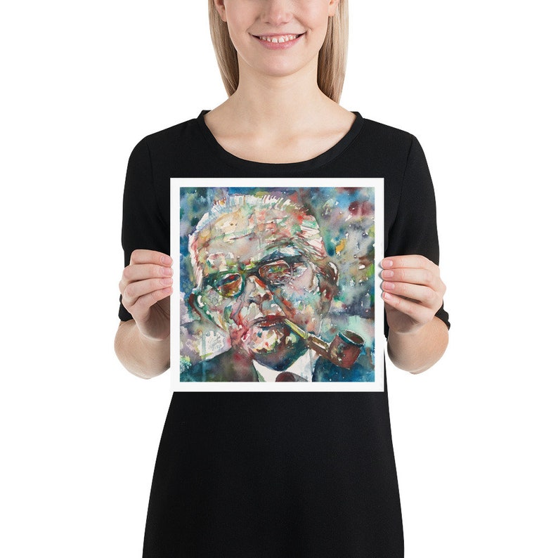 JEAN PIAGET Watercolor Portrait POSTER Various Sizes Available Art ...