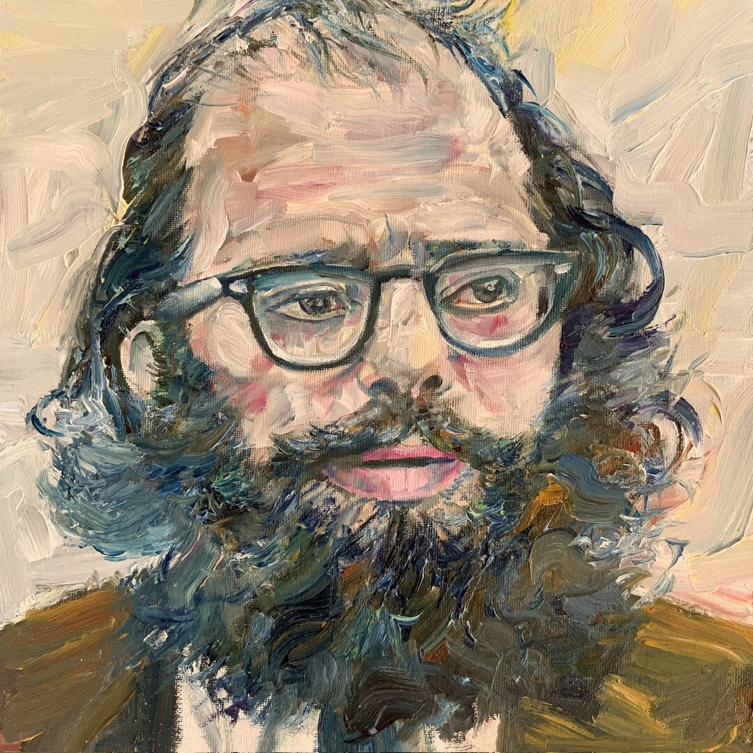 ALLEN GINSBERG Oil Portrait - POSTER - Various Sizes Available! Art ...