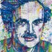 PAUL DIRAC Watercolor and Ink Portrait Poster Various Sizes Art Print ...