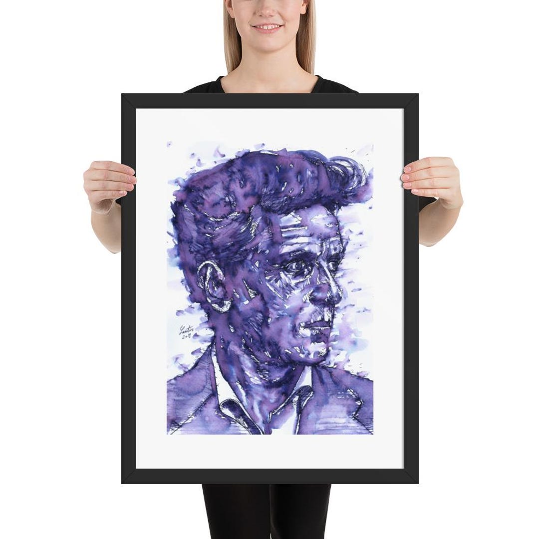 LUDWIG WITTGENSTEIN Watercolor - Framed POSTER - Various Sizes! Art ...