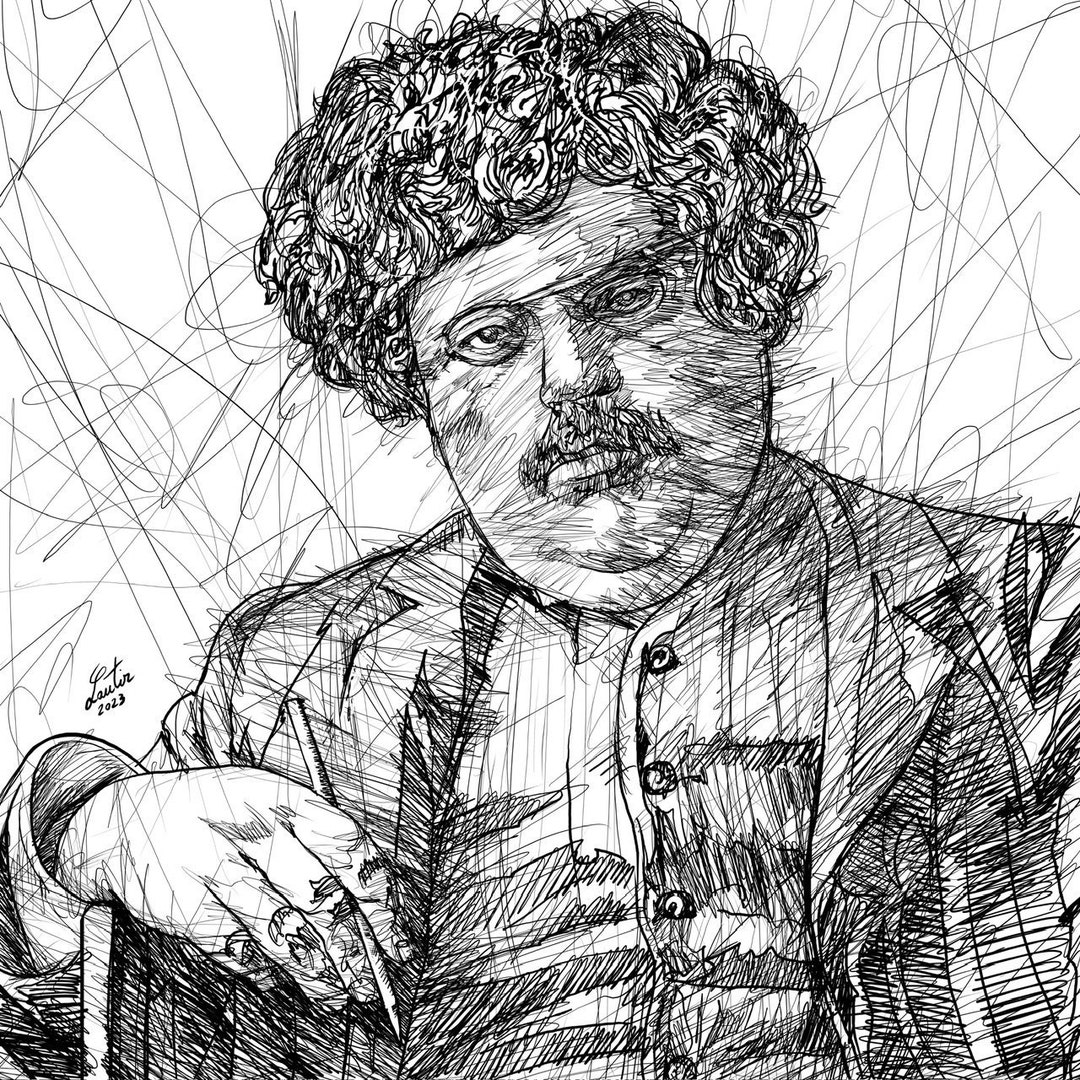 G. K. CHESTERTON Ink Portrait Poster Various Sizes - Etsy