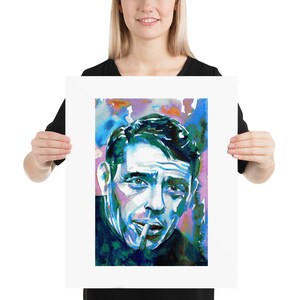 JACQUES BREL Watercolor Portrait - POSTER - Various Sizes! Art Print - Etsy
