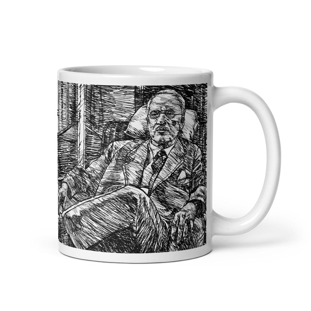 MUG - CARL JUNG Tuschemalerei - verschiedene Größen! tassen tasse ...