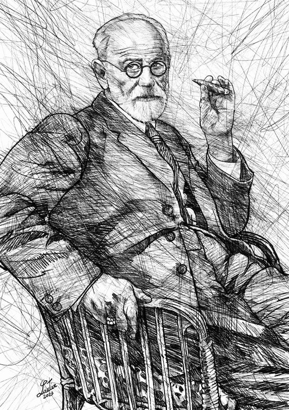 Sigmund Freud Drawing