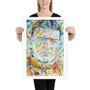 ERNEST SHACKLETON Watercolor Portrait - POSTER - Various Sizes ...