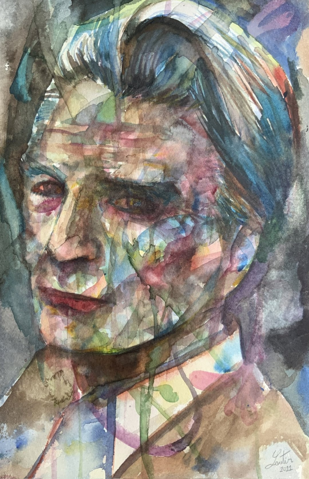 EMIL CIORAN Watercolor Portrait - POSTER - Various Sizes Available! Art ...
