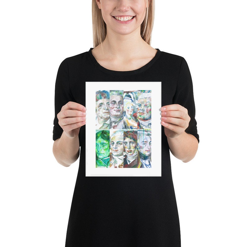 The FRENCH REVOLUTION in Eight PORTRAITS Collage Poster - Etsy