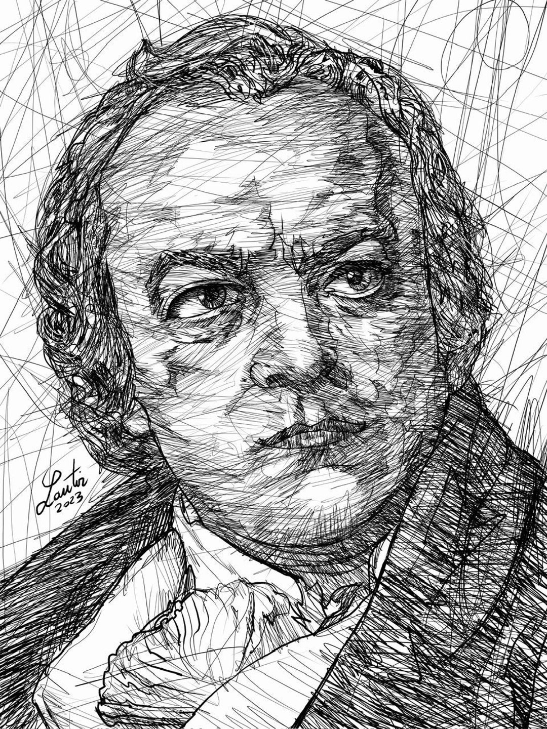 WILLIAM BLAKE Ink Portrait - POSTER - Various Sizes Available! Art ...
