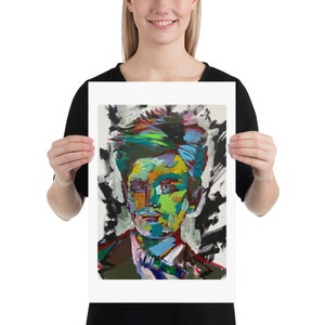 ARTHUR RIMBAUD Acrylic Portrait - POSTER - Various Sizes! Art Print ...