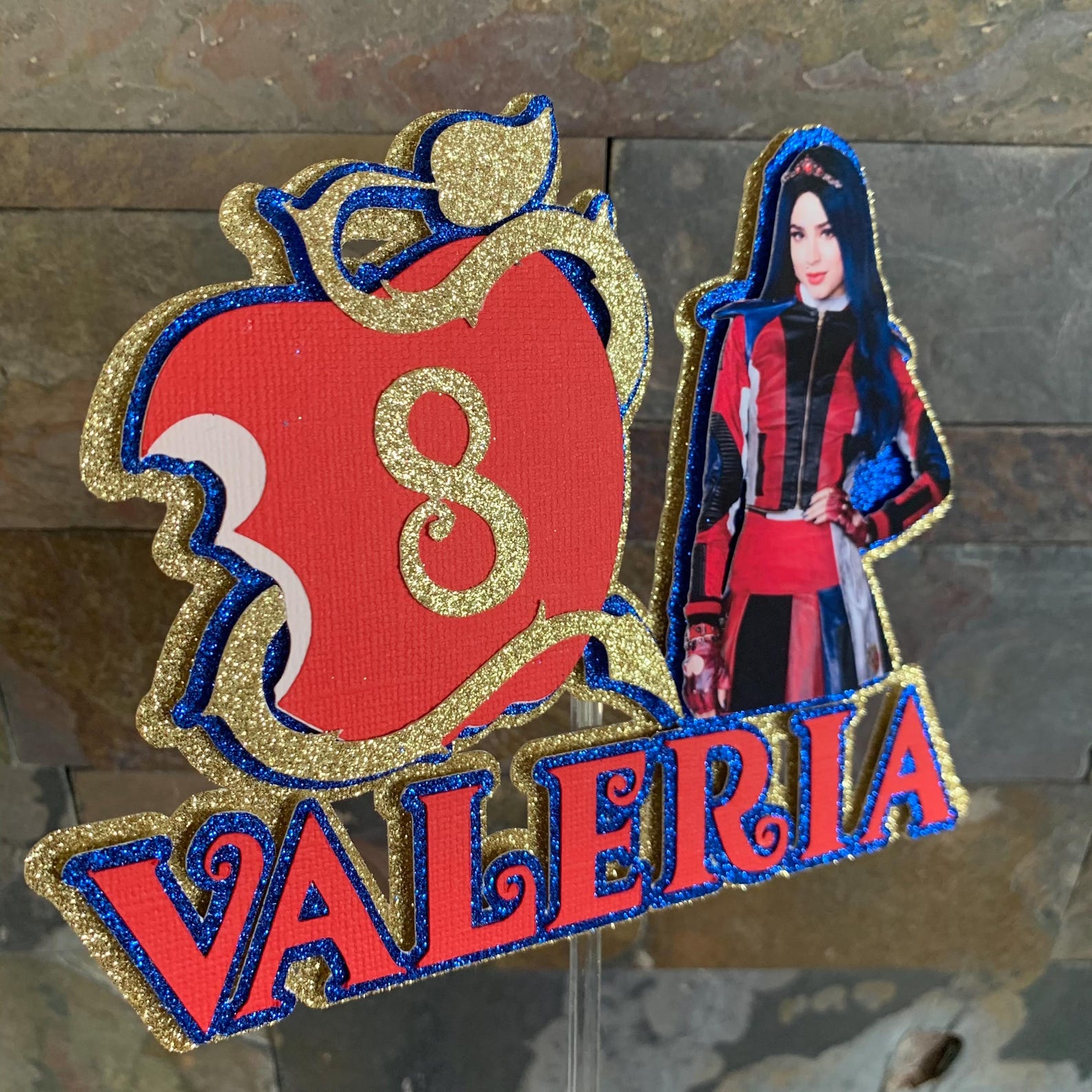 Descendants 2 Cake Topper Descendants 2 Evie Theme Party Decorations ...