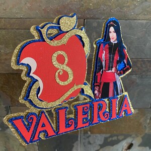Descendants Cake Topper Descendants Evie Theme Party Decorations ...