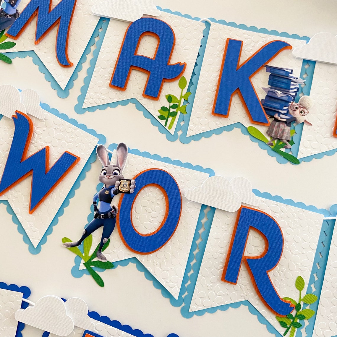 Zootopia Birthday Party Banner Zootopia Party Decorations - Etsy