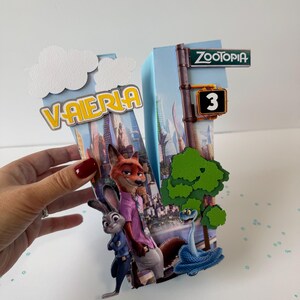 Zootopia 3D Letter, Zootopia 2 Theme Party Decorations - Etsy