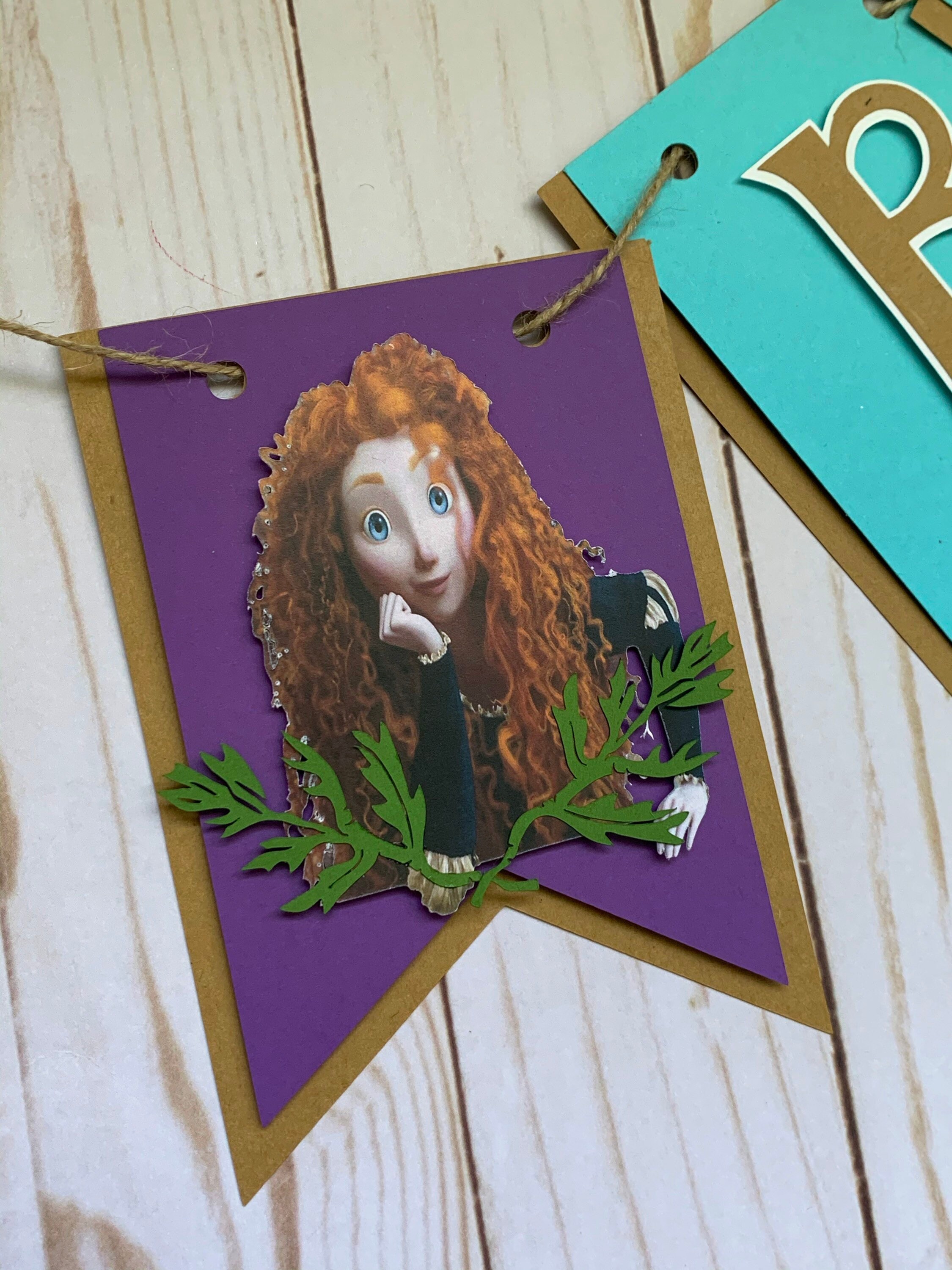 Brave Happy Birthday Banner Disney brave party decorations | Etsy
