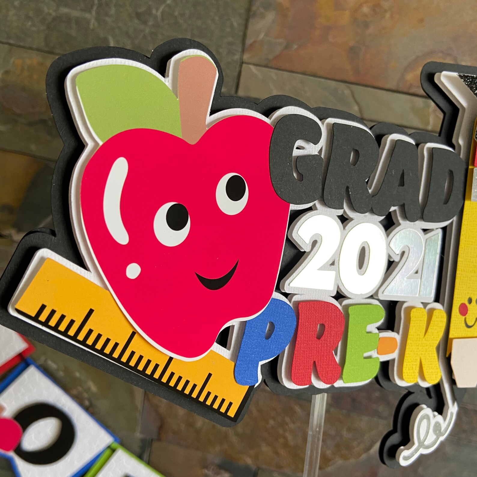 Pre Kindergarten Graduation Cake Topper Kindergarten - Etsy