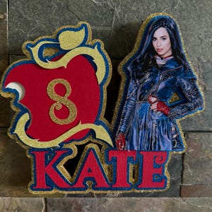 Descendants Cake Topper Descendants Evie Theme Party Decorations ...