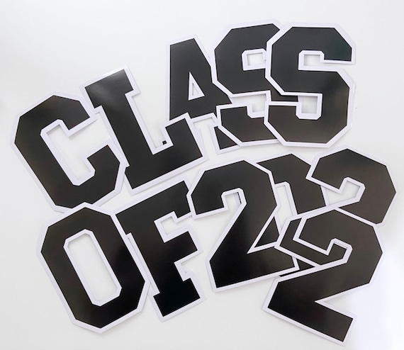 Class of 2022 Stickers, Graduation decals, Class of 2022 sticker sign ...