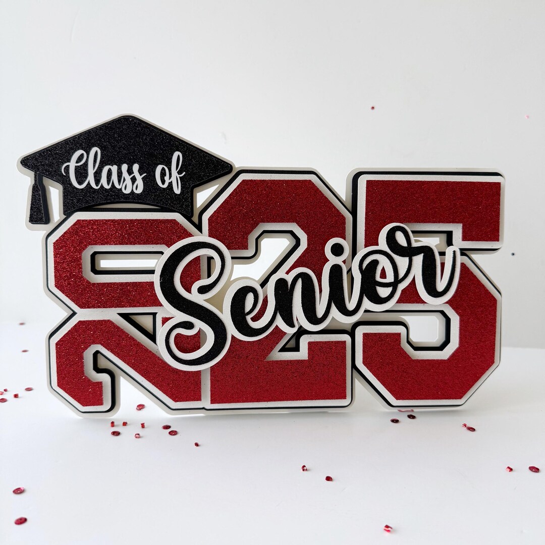 Graduation Table Sign 2025 High School Grad Sign Senior 2025 Graduation ...