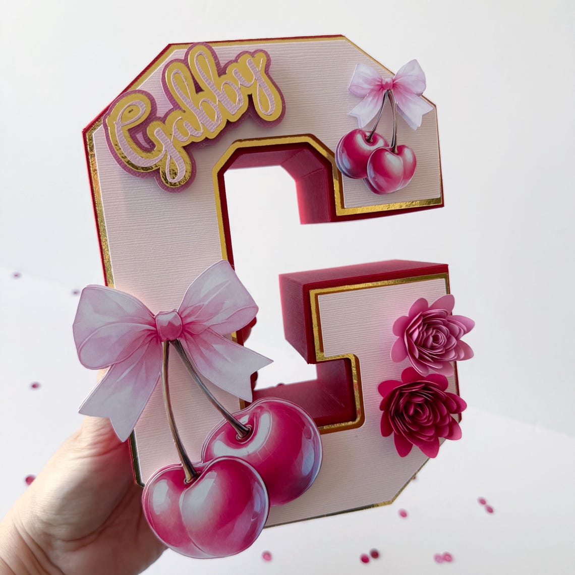 Coquette Cherry 3d Letter Cherry Theme Party Decorations Coquette Theme ...