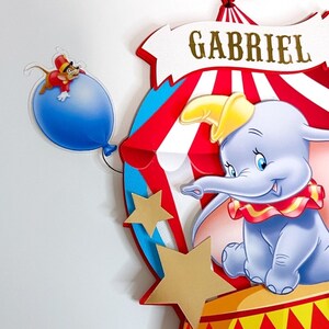 Dumbo Cake Topper, Dumbo Party Decorations, Dumbo Carnival Birthday ...