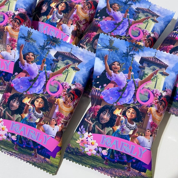 Encanto Party Favors, Encanto personalized bag of chips, Encanto party ...