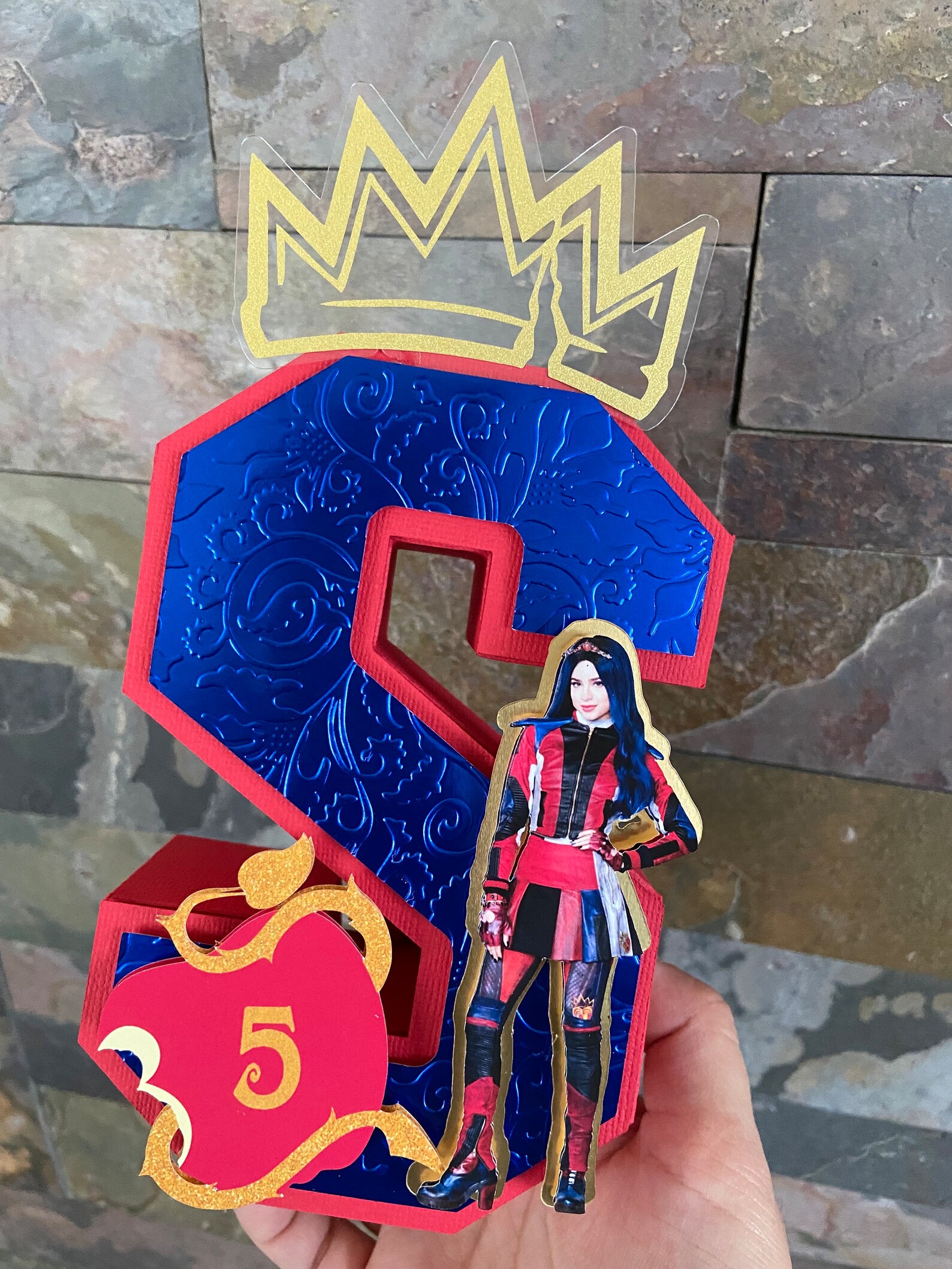 Descendants 3d Letter Descendants Evie Party Decorations - Etsy