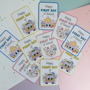 Retro First Day of School Cards: Glossy Classroom Gifts - Etsy