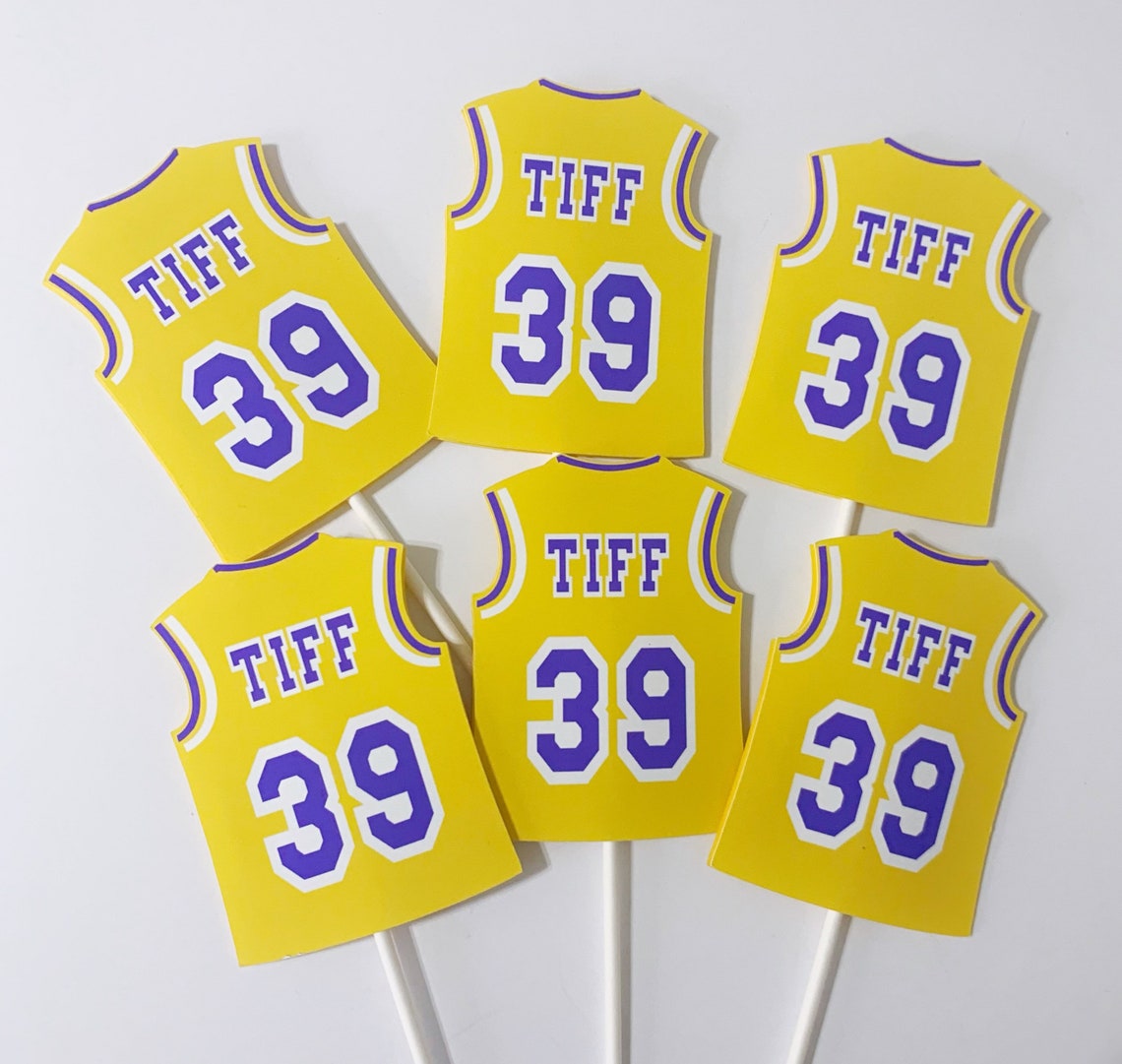 Basketball Cupcake Toppers Basketball Party Decorations Game - Etsy