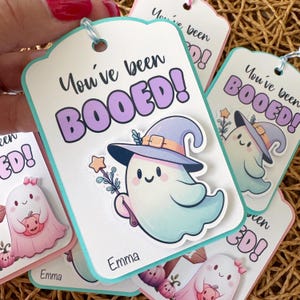 You've Been Booed Tags Halloween Party Boo Favor Tags Halloween Party ...