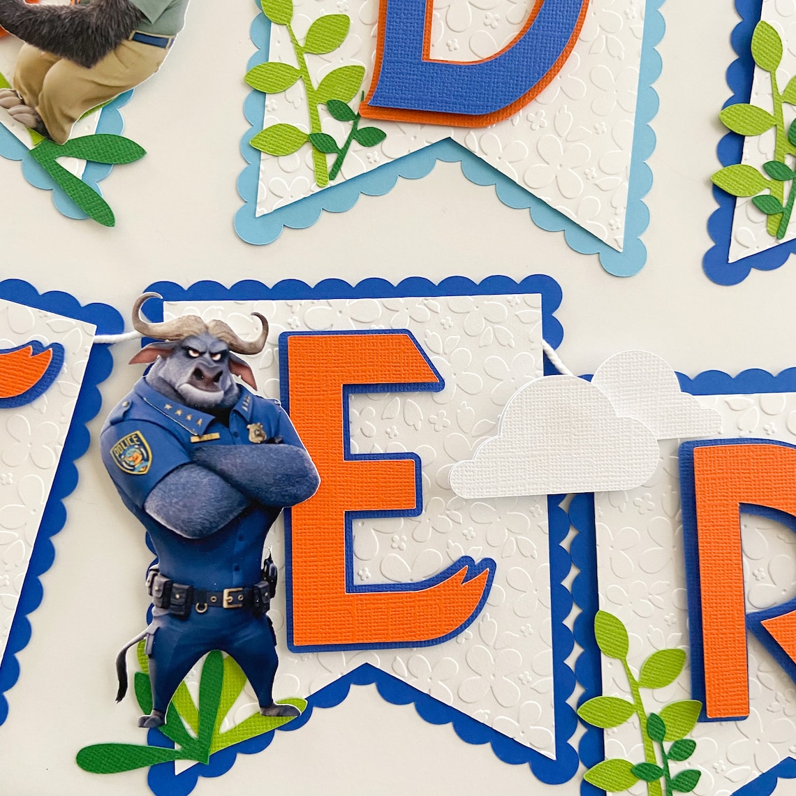 Zootopia Birthday Party Banner Zootopia Party Decorations - Etsy