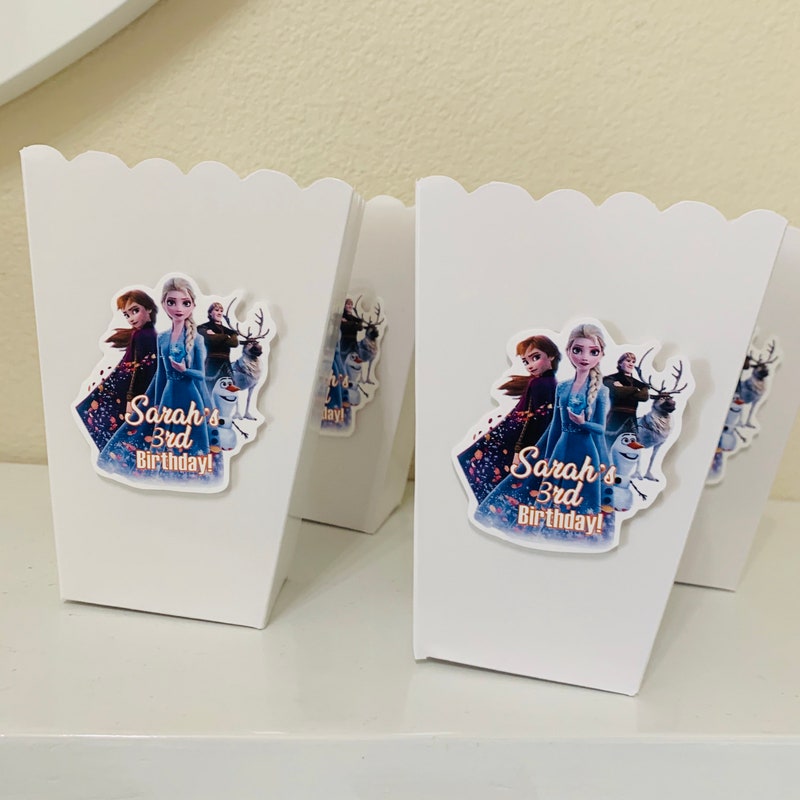 Elsa Popcorn Box - Etsy