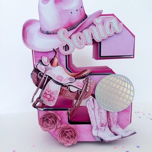 Disco Cowgirl 3D Letter Cowgirl Party Decorations Disco Bachelorette ...