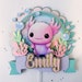 Axolotl Cake Topper, Axolotl Party Decorations, Axolotl Theme Party ...