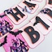 Pink Halloween Ghost Birthday Banner Halloween Party Decorations Pink ...